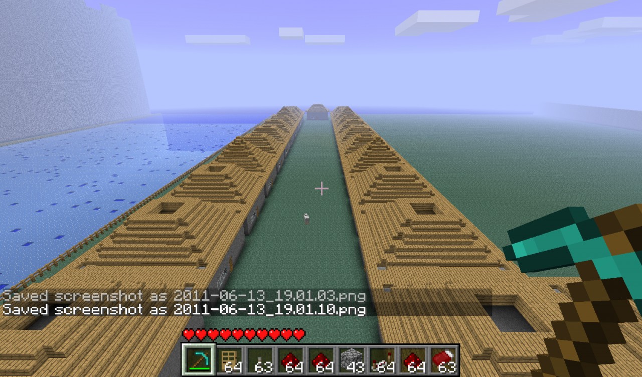 Village town with Castle and Working Drawbridge! Minecraft Map