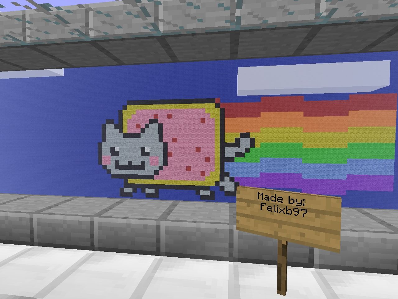 Nyan Cat Minecraft Map