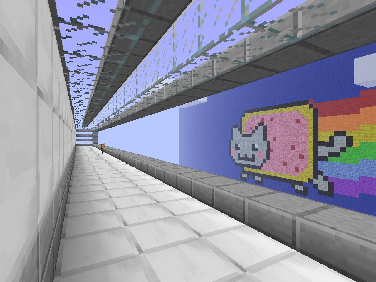 Nyan Cat Minecraft Map
