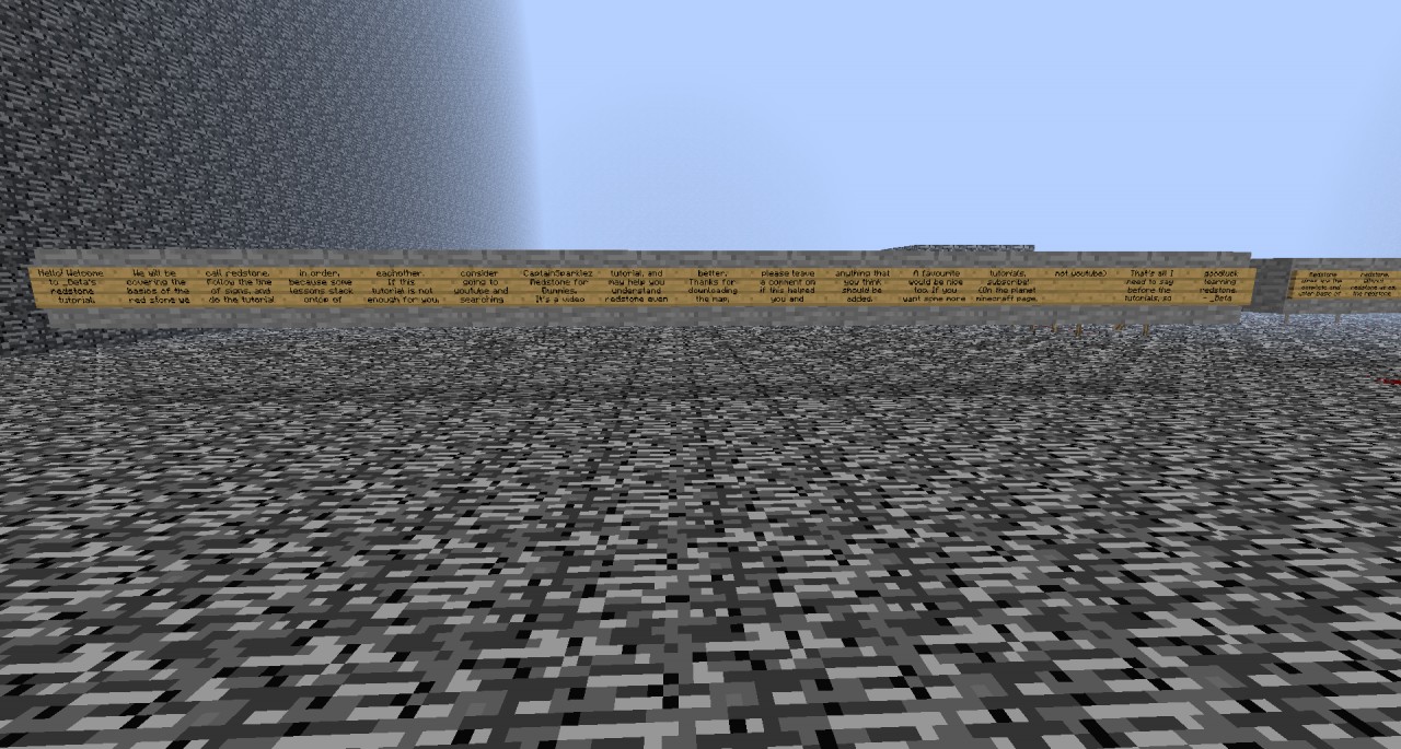 _Beta's Redstone Tutorial Minecraft Map