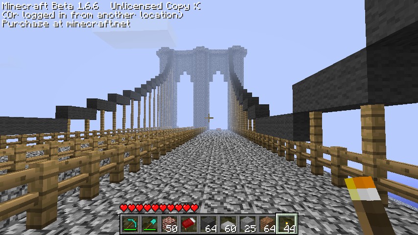 Brooklyn Bridge Minecraft Map