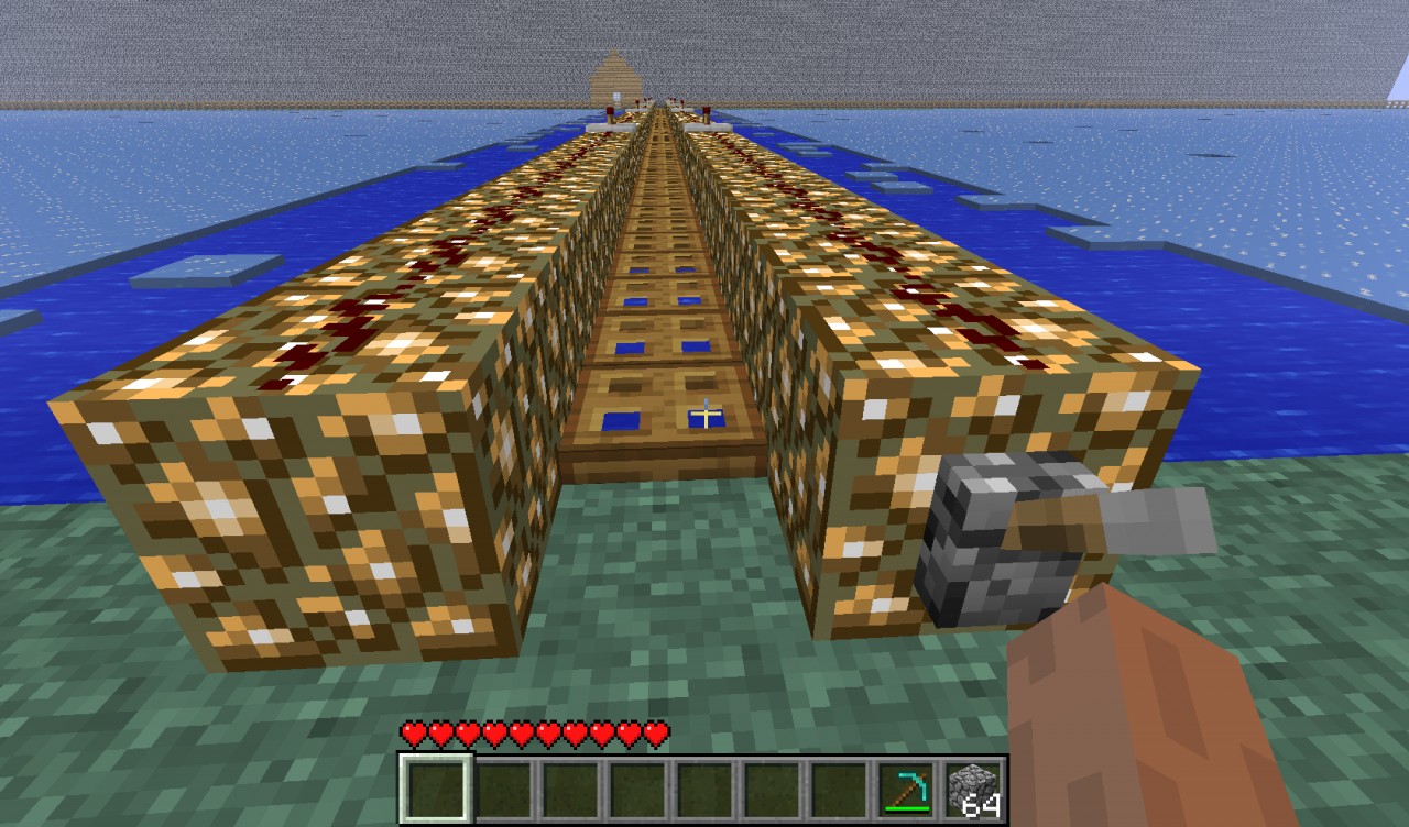 Village town with Castle and Working Drawbridge! Minecraft Map