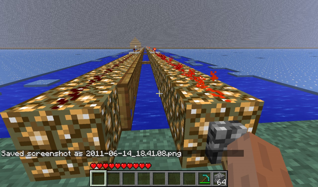 Village town with Castle and Working Drawbridge! Minecraft Map