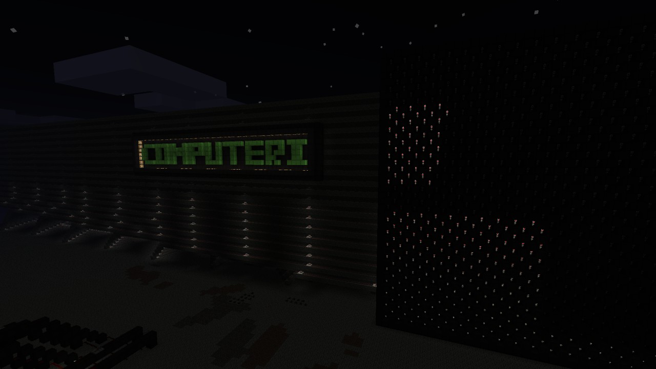 biggest redstone screen !900 pixels! Minecraft Map