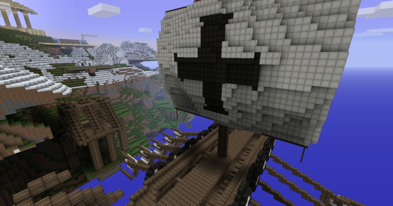 Valhallan Skyship - Equinox Minecraft Map