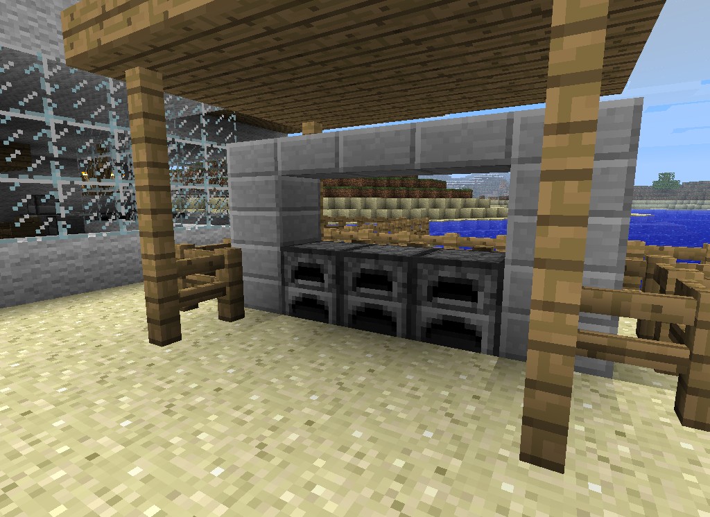 First project/modern house Minecraft Map