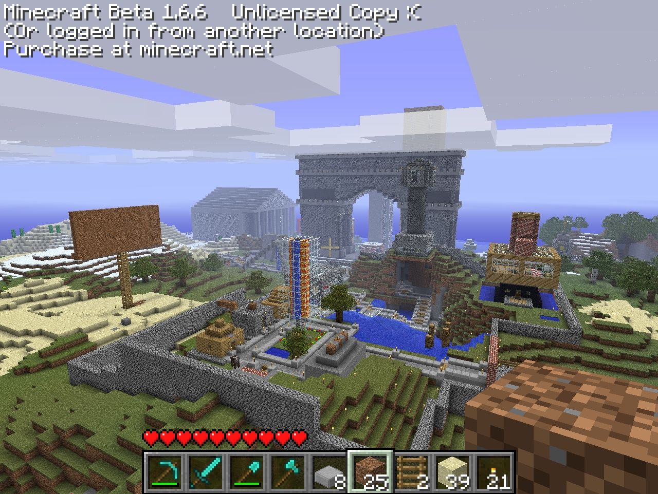 Brooklyn Bridge Minecraft Map