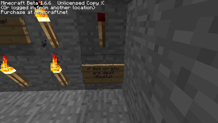 lava trap Minecraft Map