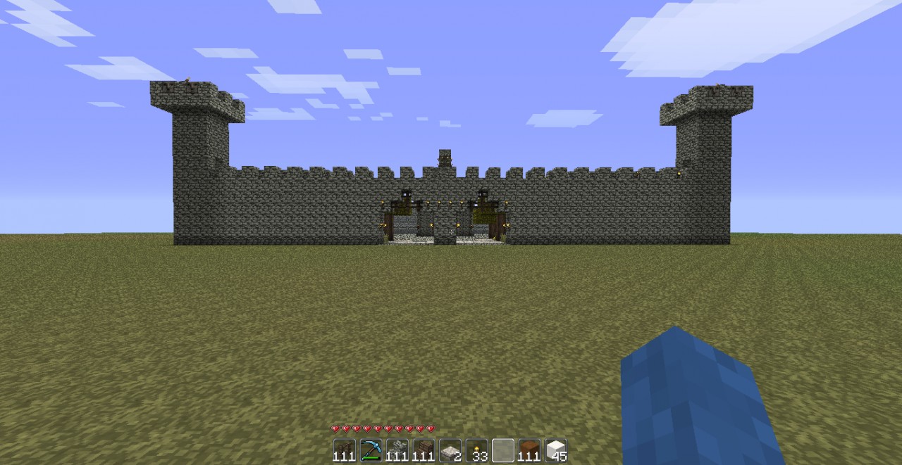 a walled city (under construction) Minecraft Map