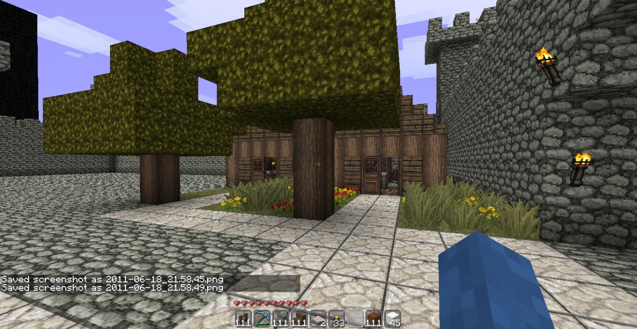 a walled city (under construction) Minecraft Map