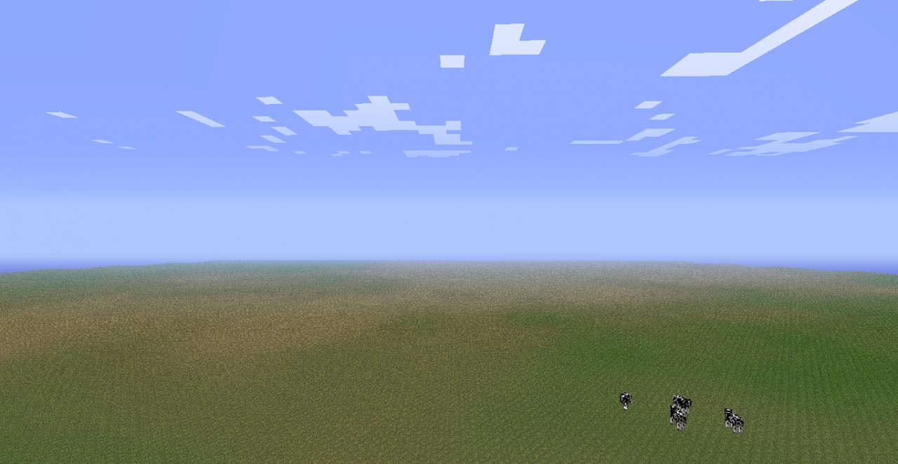 FlatMap[2048x2048] Grass+Dirt Minecraft Map