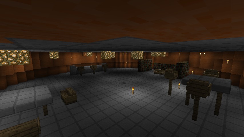 Giant Frosted Orange House Minecraft Map