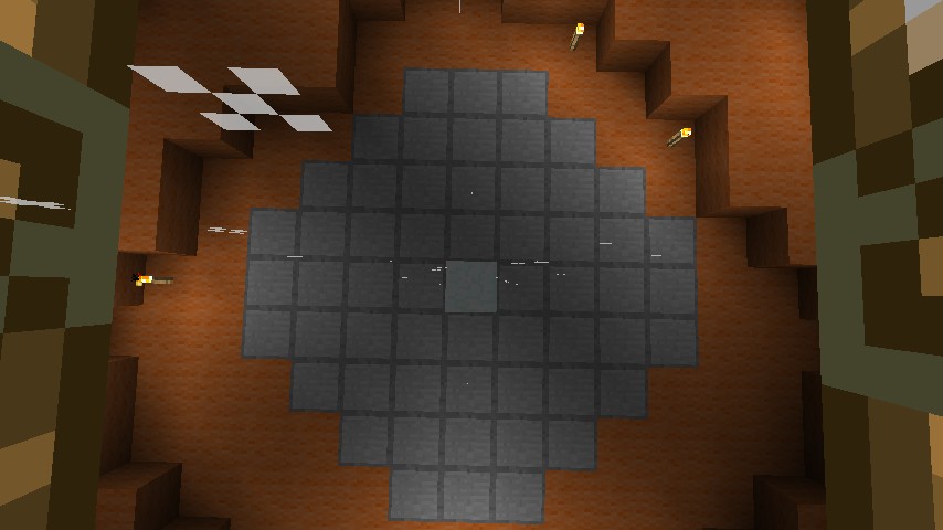 Giant Frosted Orange House Minecraft Map