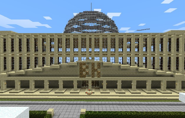 The BKKingdom Reichstag (German Capital) Minecraft Map
