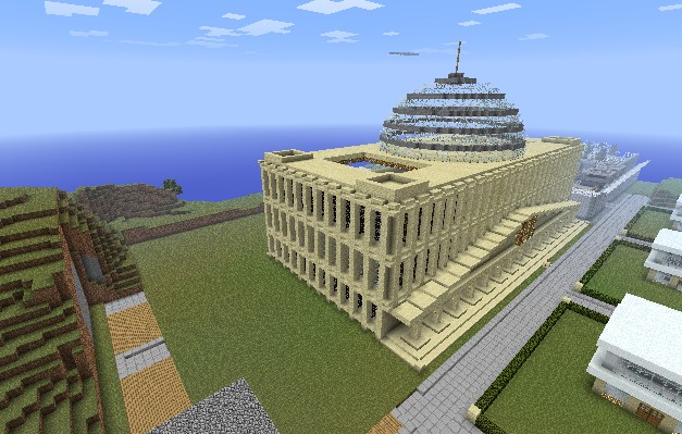 The BKKingdom Reichstag (German Capital) Minecraft Map