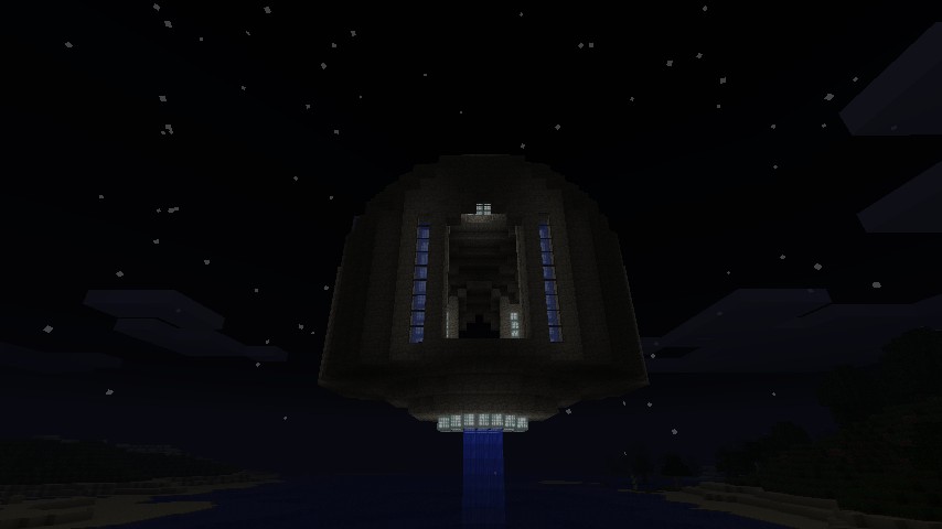 floating water temple Minecraft Map