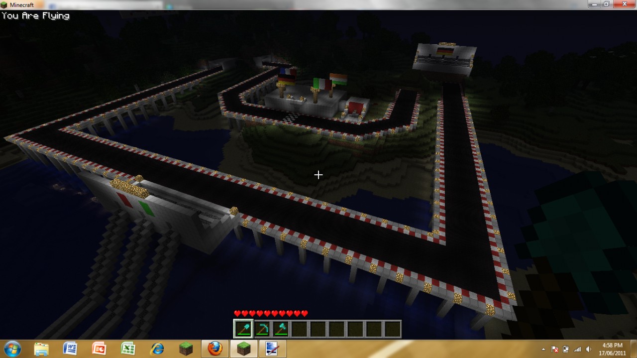 Race Track Minecraft Map