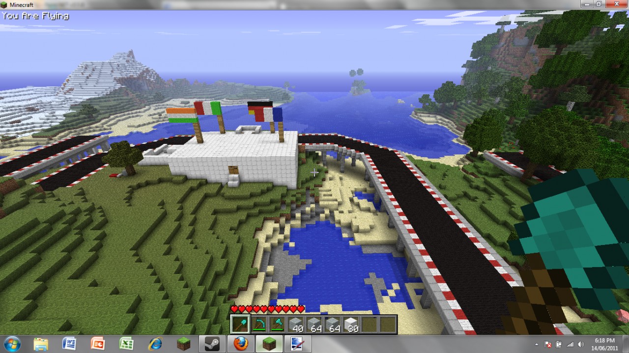 Race Track Minecraft Map