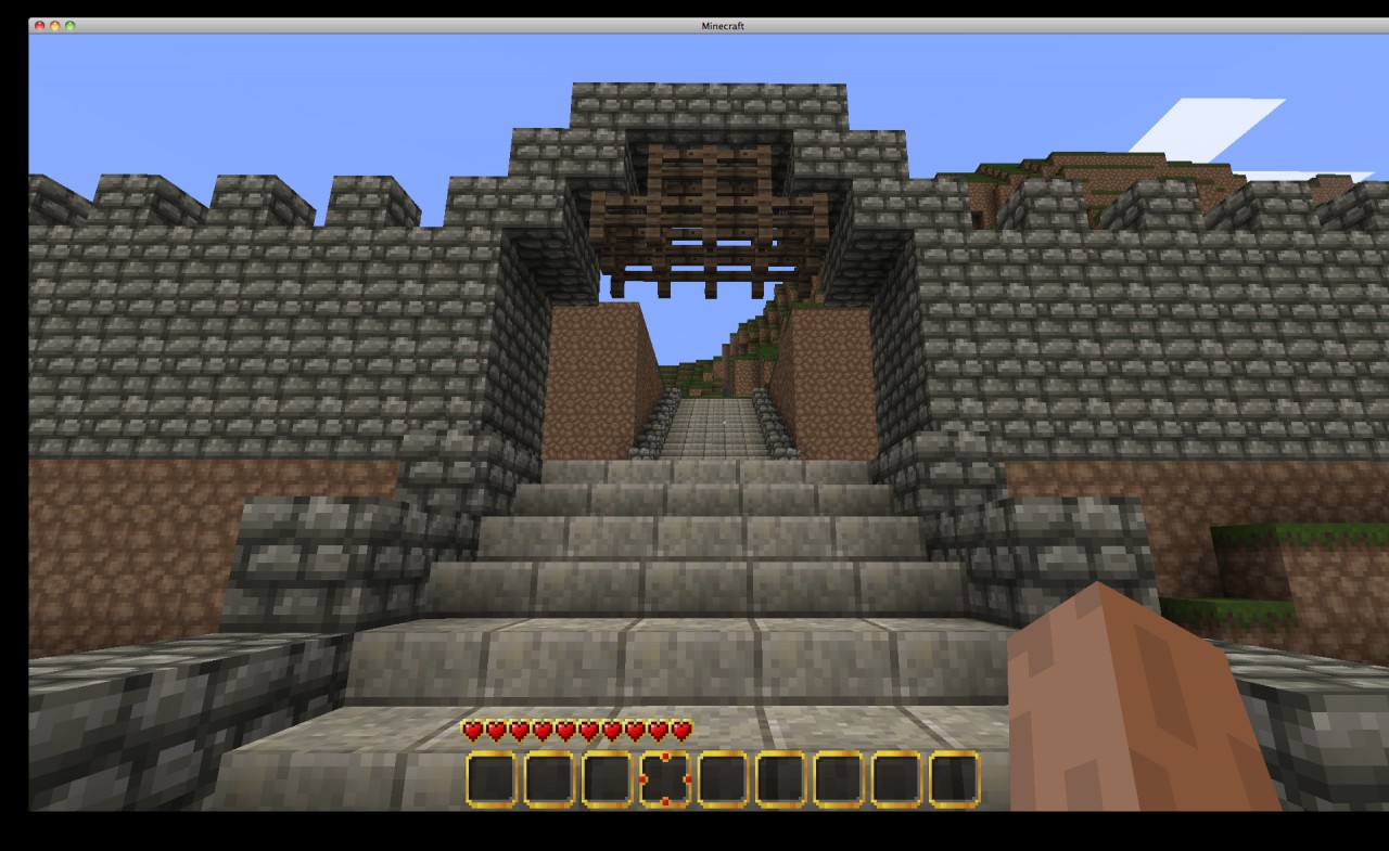 Medieval City. Minecraft Map