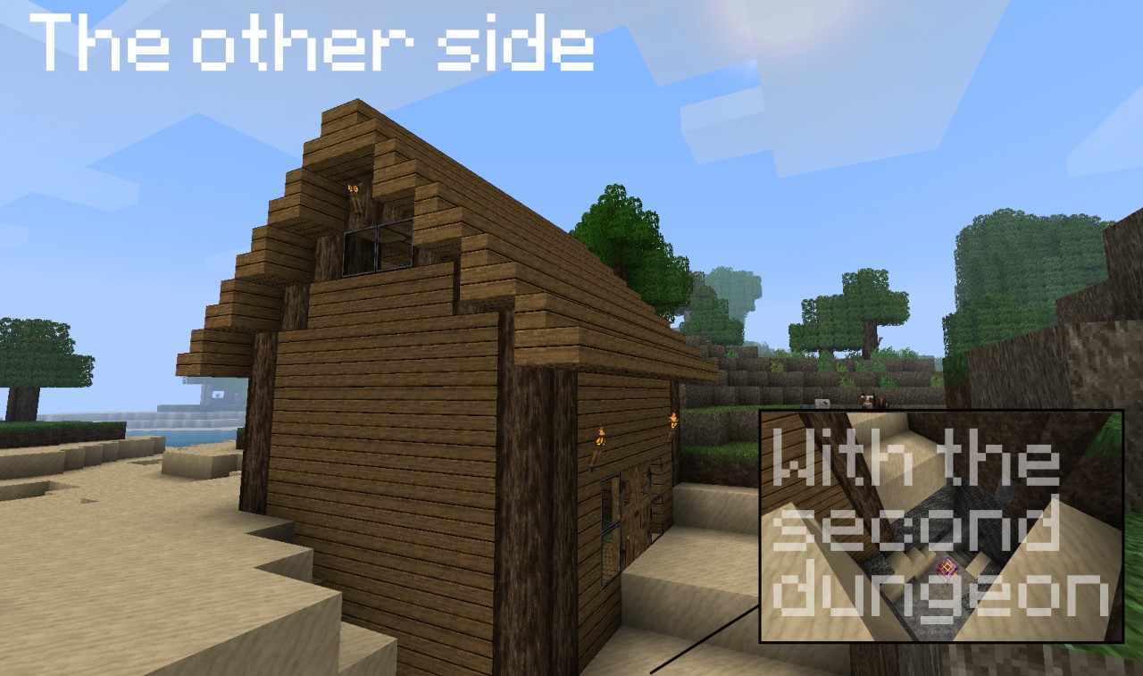 The dungeon House Minecraft Map