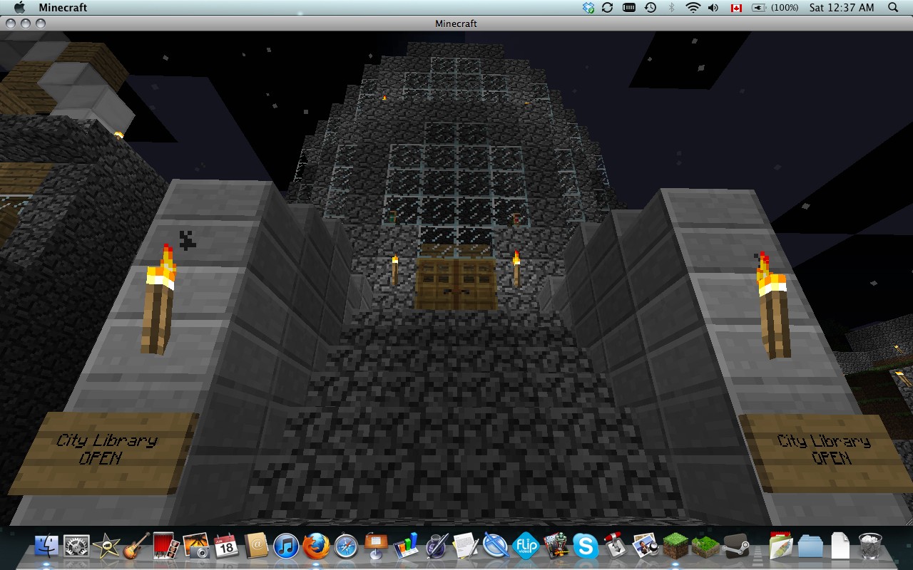 City Library Minecraft Map