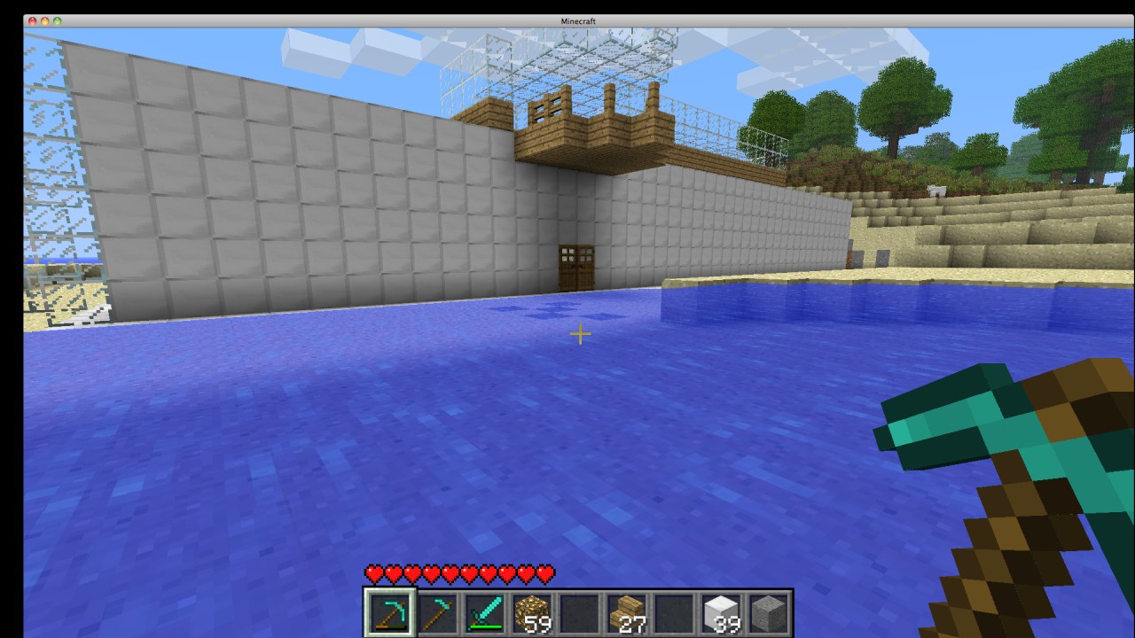 Modern Beach House Minecraft Map