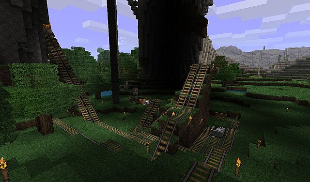 10110101 Roller Coaster [Fixed] Minecraft Map