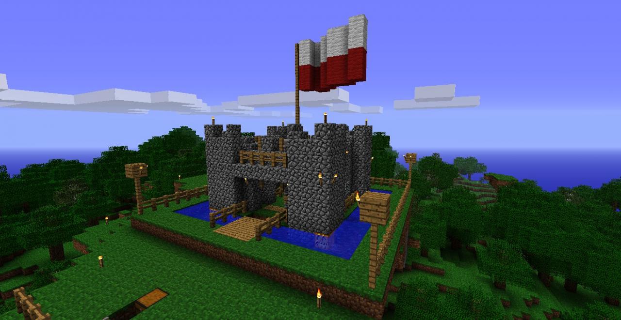 Castle on floating island {Minecraft 4 Life} Minecraft Map