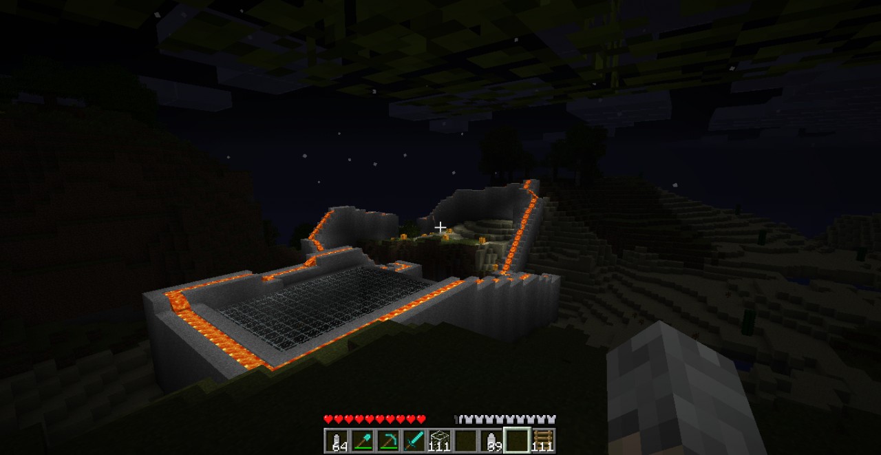 Pyramids,Airship and Fortress! Minecraft Map