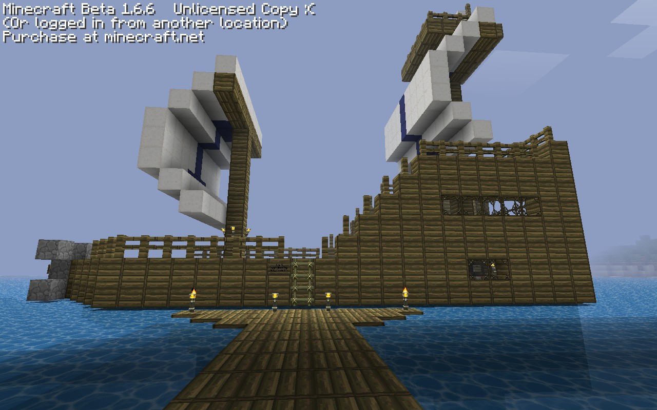 air and sea docks Minecraft Map