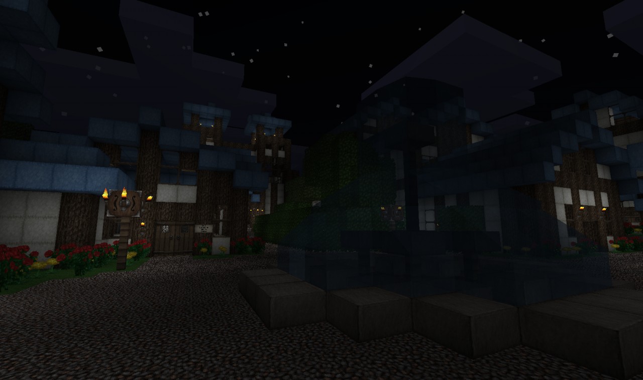 Wow's Stormwind city inspired town *Updated* Minecraft Map