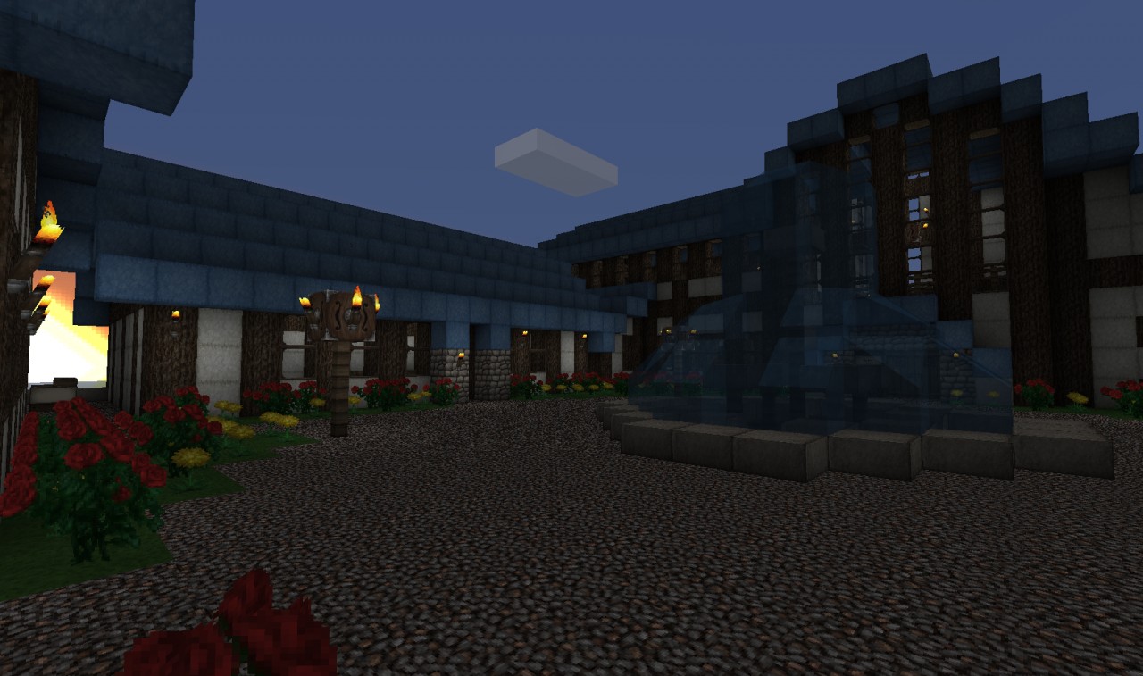 Wow's Stormwind city inspired town *Updated* Minecraft Map