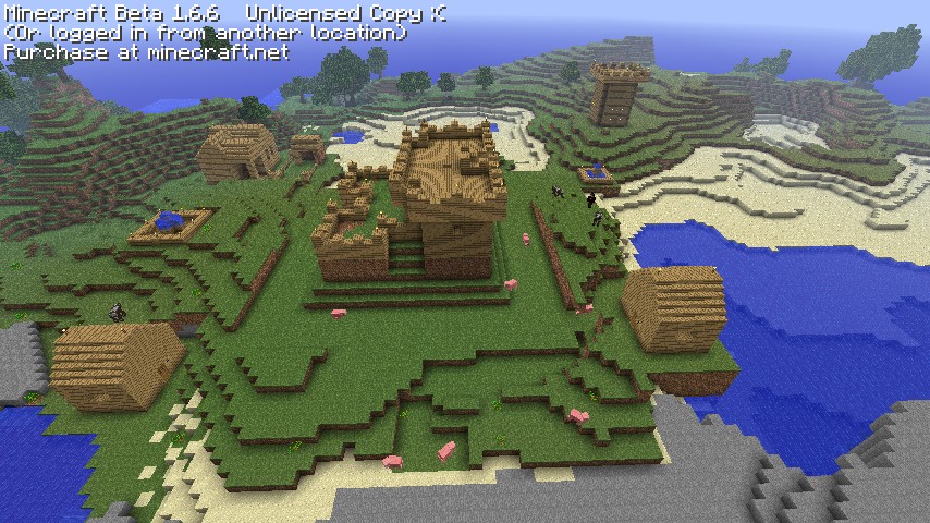 Big Land With Storage Chest Read Desc. Minecraft Map