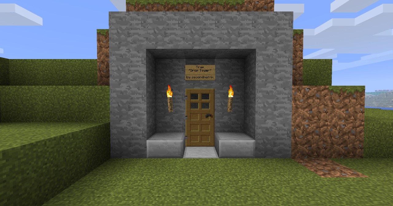 Mob Grinder - Drop Tower (from bedrock to sky) Minecraft Map