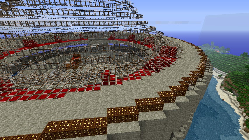 Massive Floating PVP Arena Minecraft Map