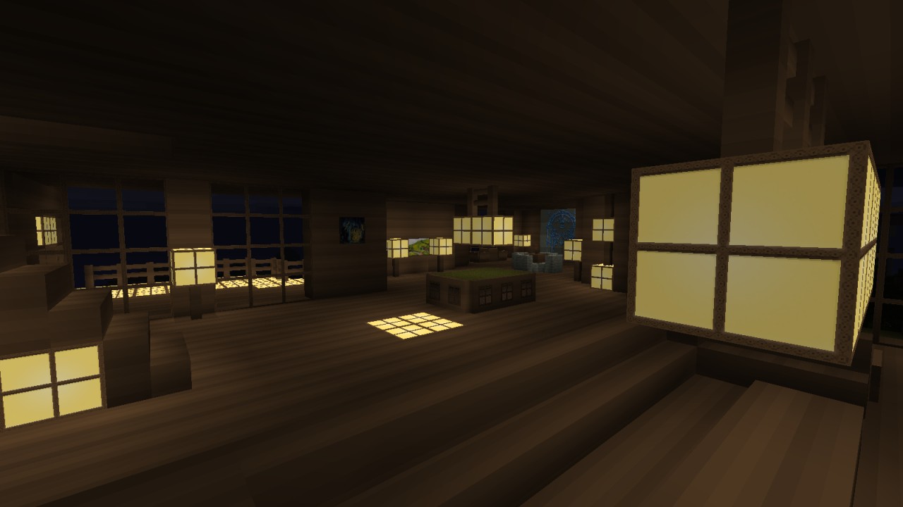 Glowing Mansion Minecraft Map