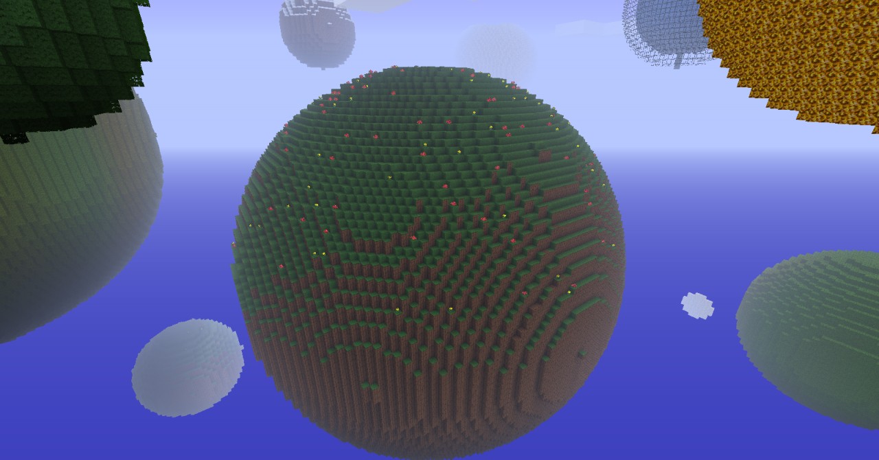 Open Sky Planets Minecraft Map