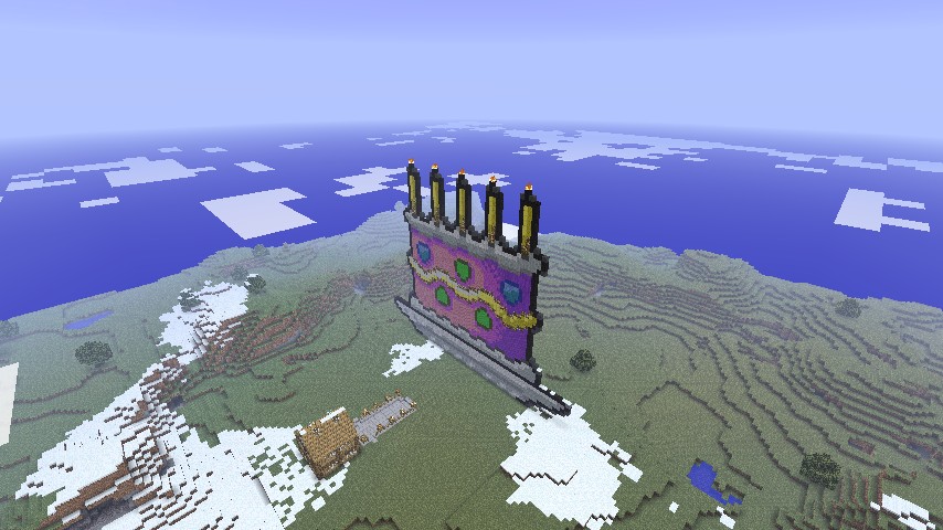 BirthDay Cake Minecraft Map