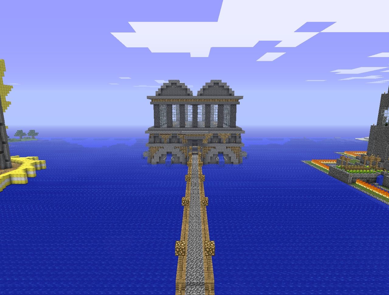 Amazing sea fortress (remix) ALL CREDIT to Tokamak Minecraft Map