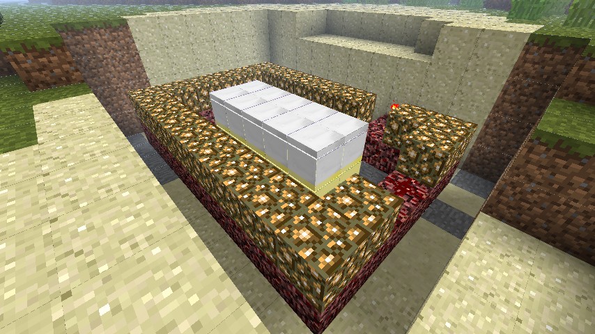 Piston wave machine (concealable) Minecraft Map