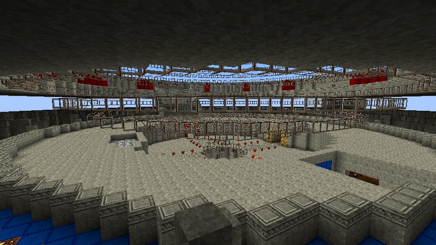 Massive Floating PVP Arena Minecraft Map