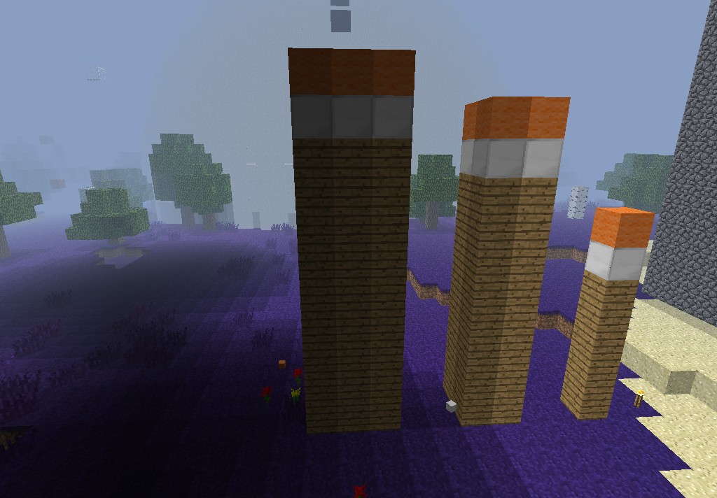 Giant torchs Minecraft Map