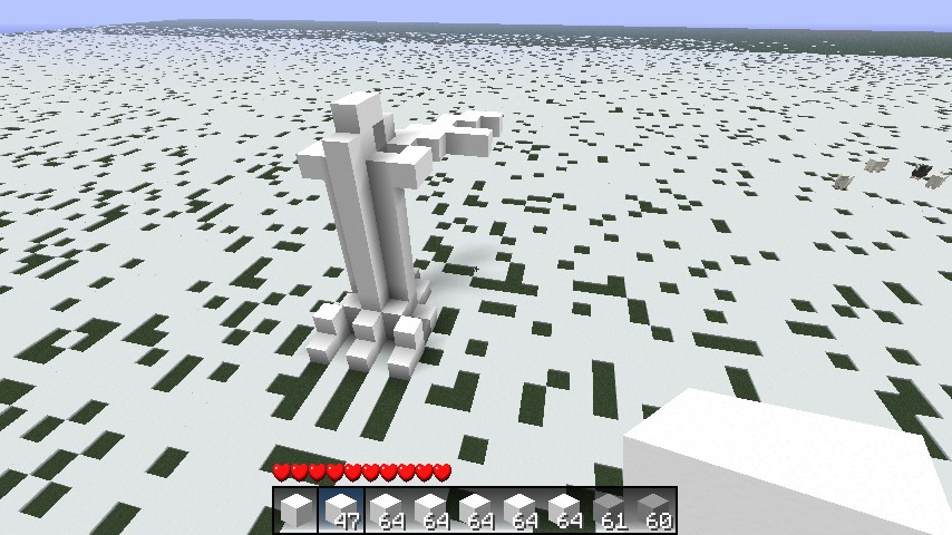 giant creeper skeleton Minecraft Map