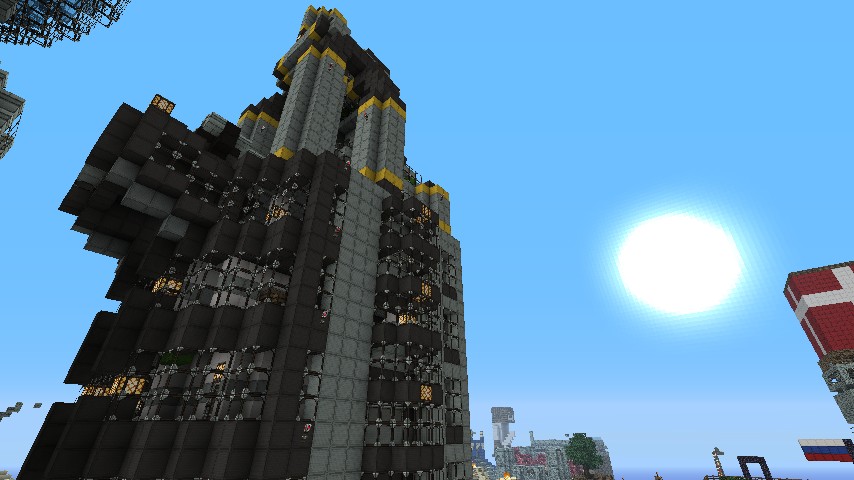 FF7 Shinra Inspired Building Minecraft Map