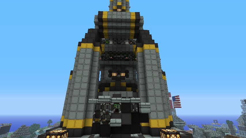 FF7 Shinra Inspired Building Minecraft Map
