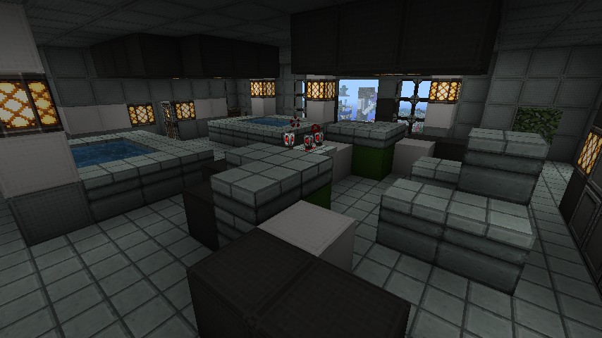 FF7 Shinra Inspired Building Minecraft Map