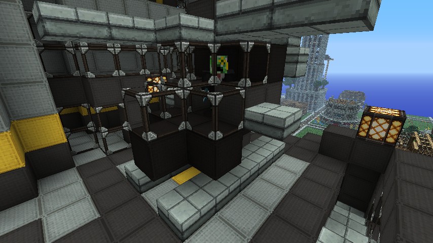 FF7 Shinra Inspired Building Minecraft Map