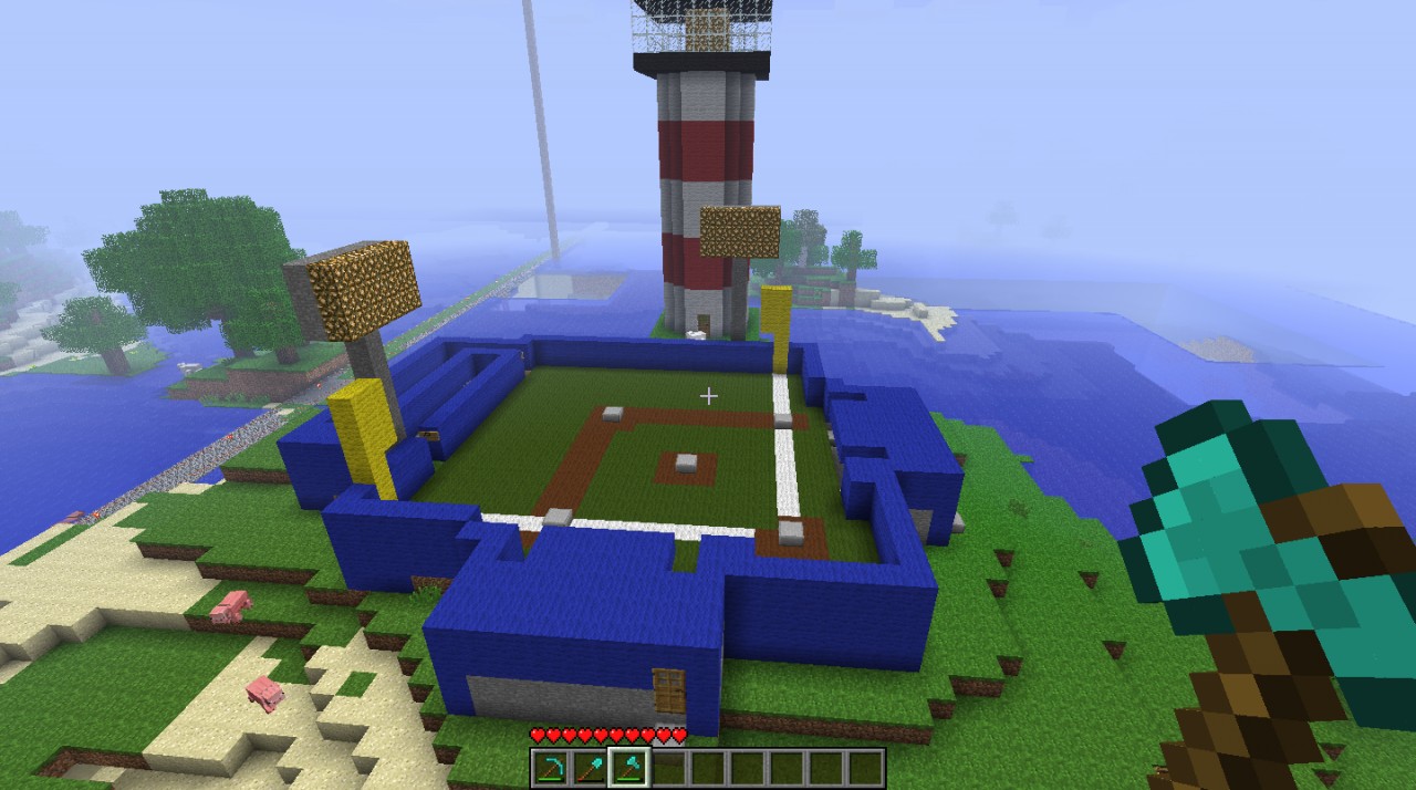 baseball field Minecraft Map