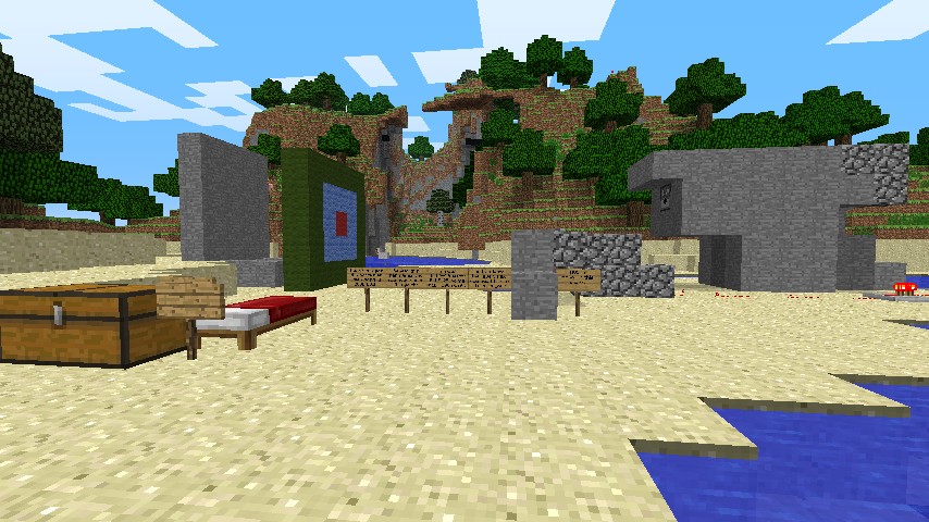 Shoot the Target! Minecraft Map