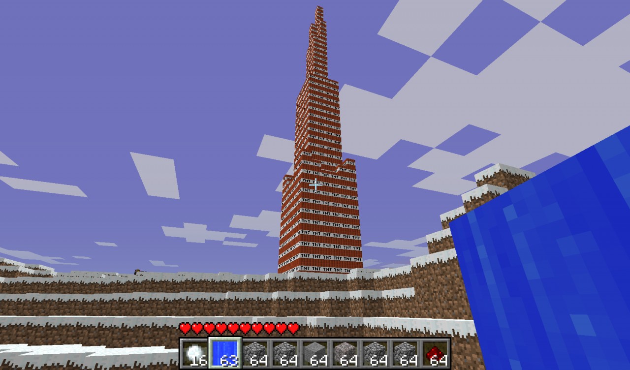 TNT SKY SCRAPER : THIS WON'T END WELL Minecraft Map